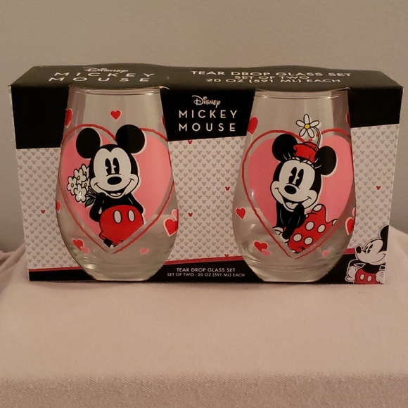 Disney | Dining | Disney Tear Drop Wine Glasses | Poshmark